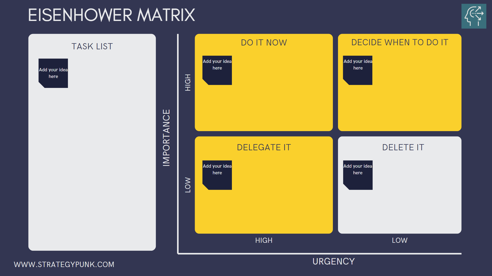Organize your tasks with the Eisenhower Matrix: Guide and FREE Template