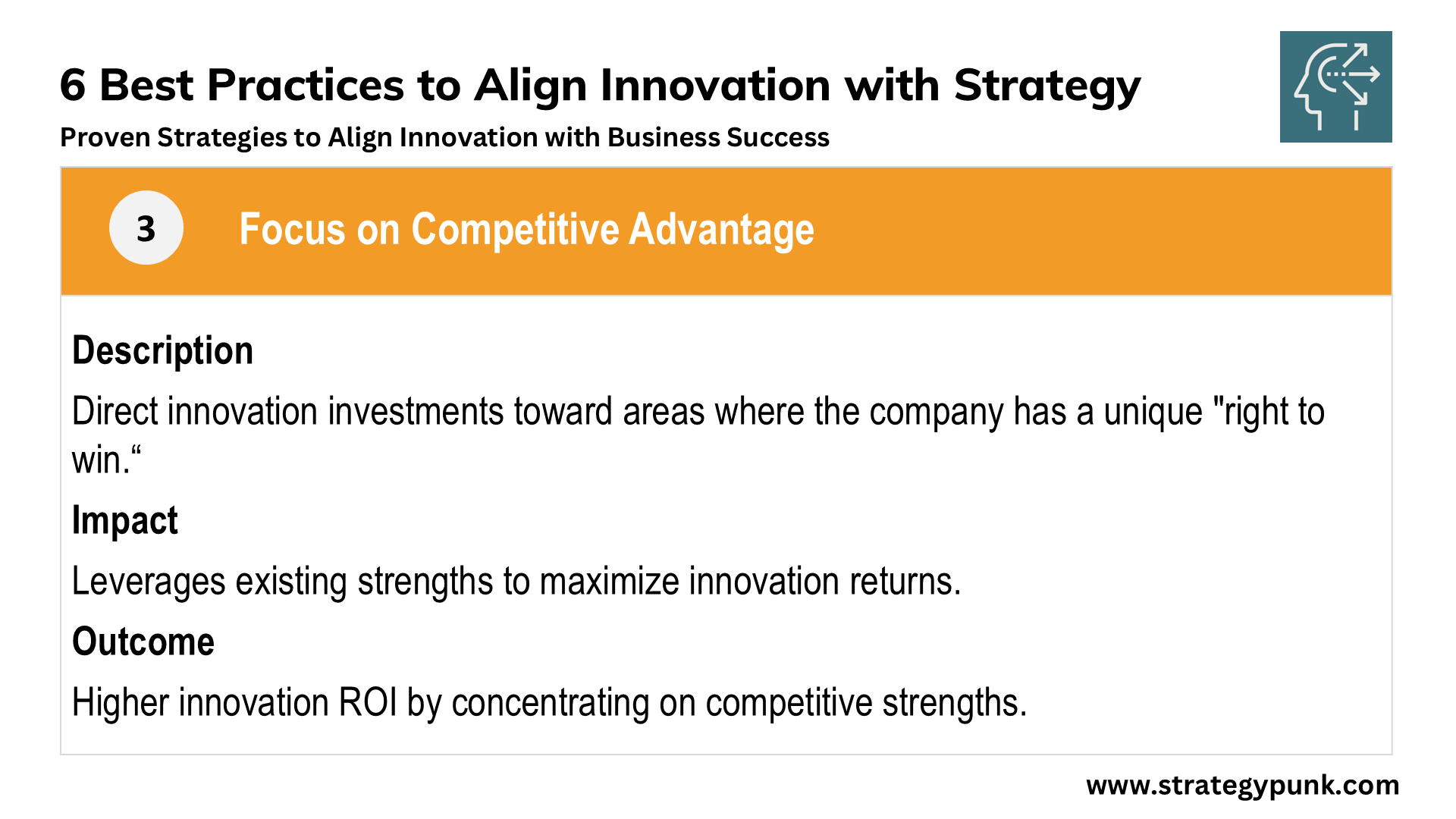 6 Best Practices to Align Innovation with Strategy (by BCG)