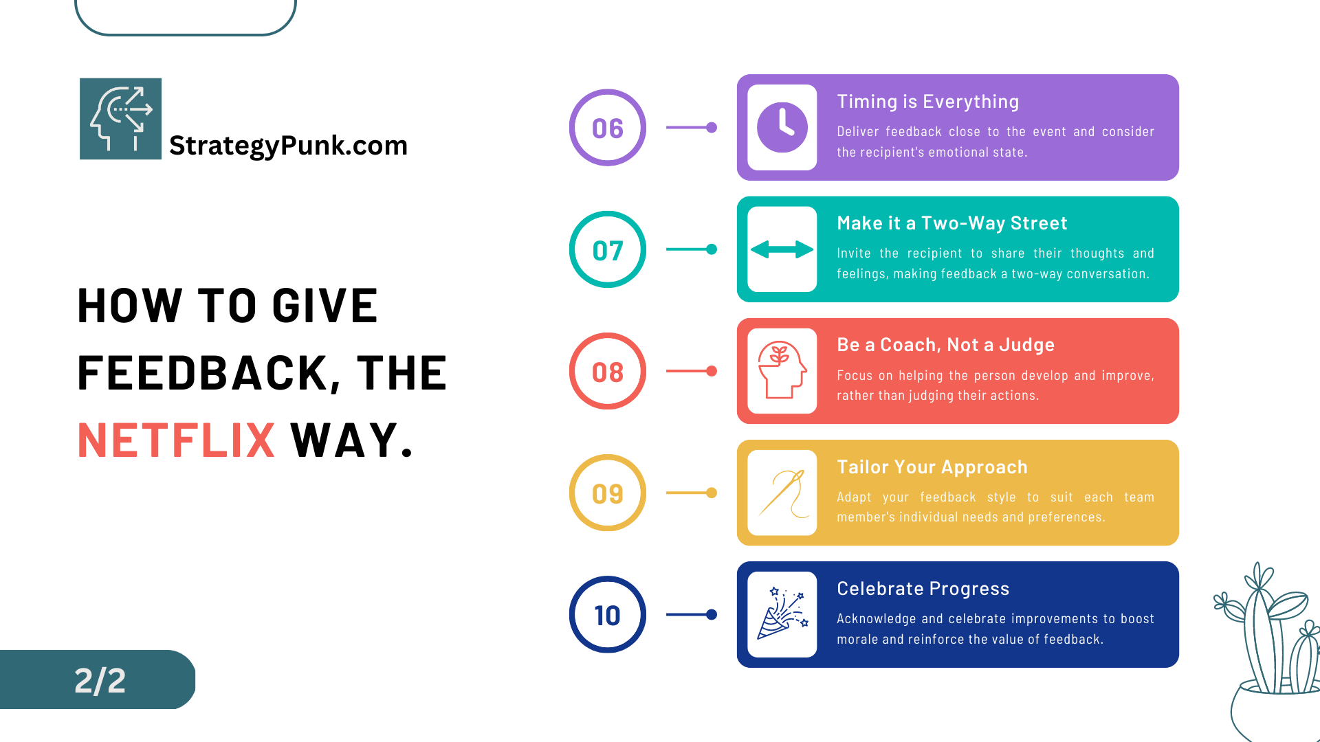 How to give feedback, the Netflix way (FREE PDF Guide)
