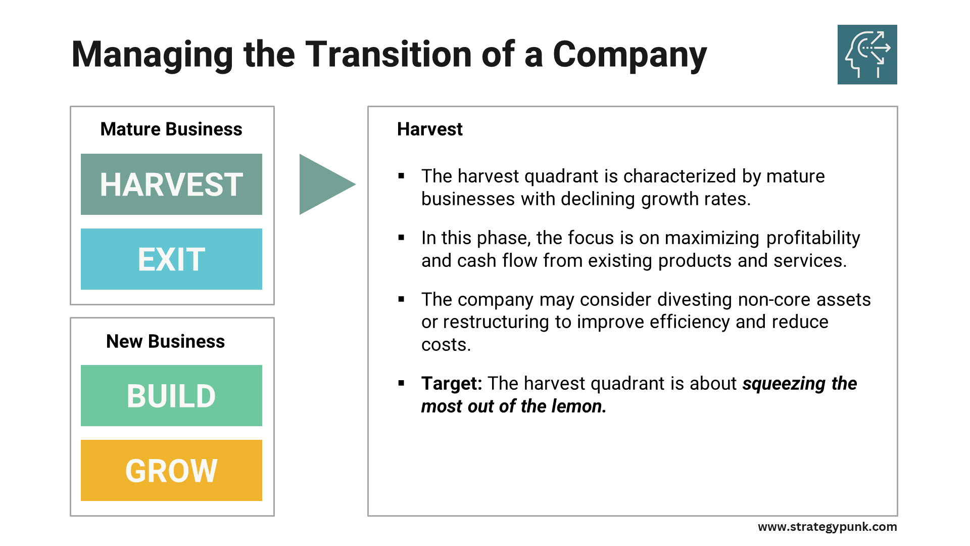 The Business Lifecycle Matrix: A Guide to Harvest, Build, Grow, and ...