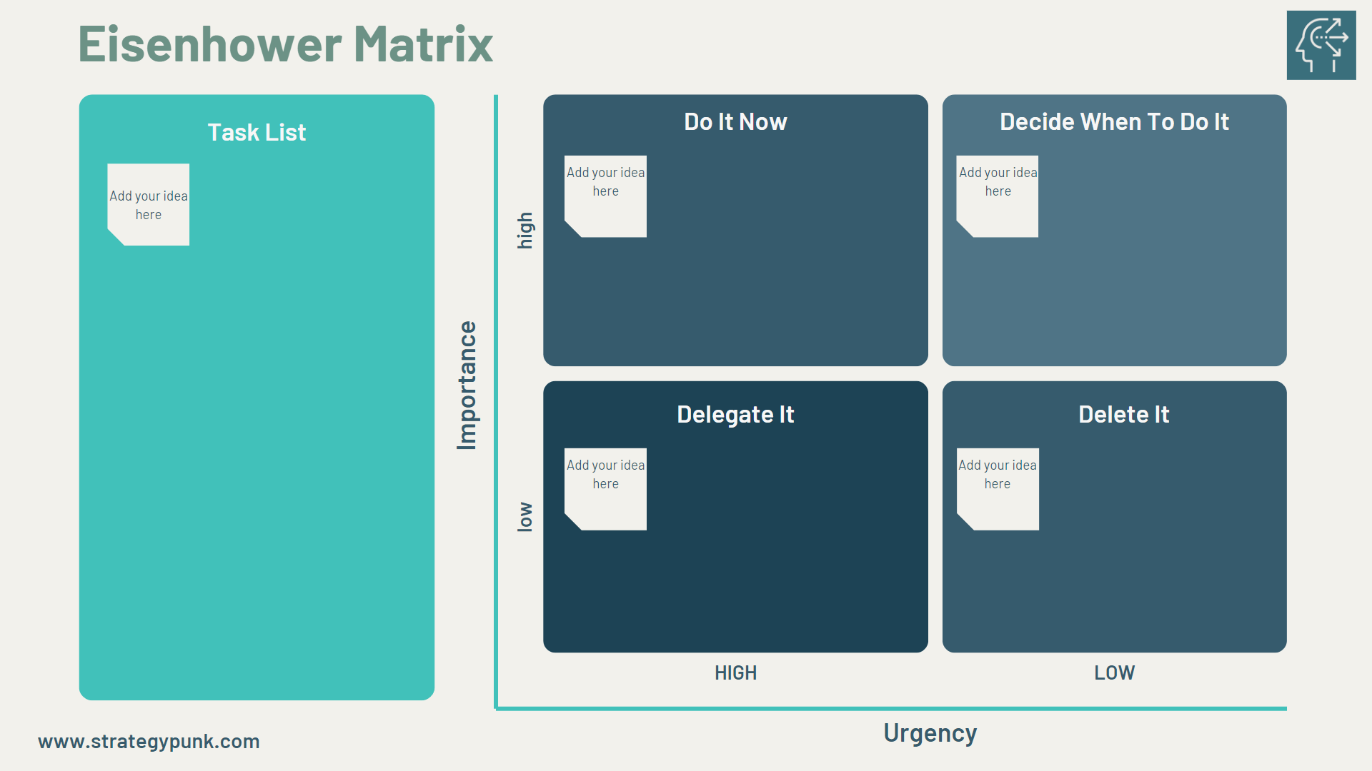 Organize your tasks with the Eisenhower Matrix: Guide and FREE Template