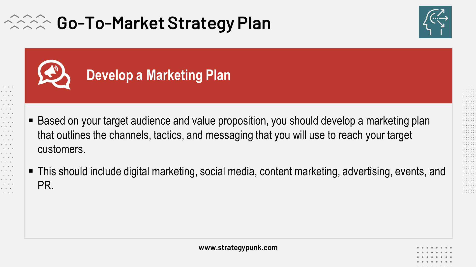7 Steps for a Successful Go-To-Market Strategy Plan (PPT)