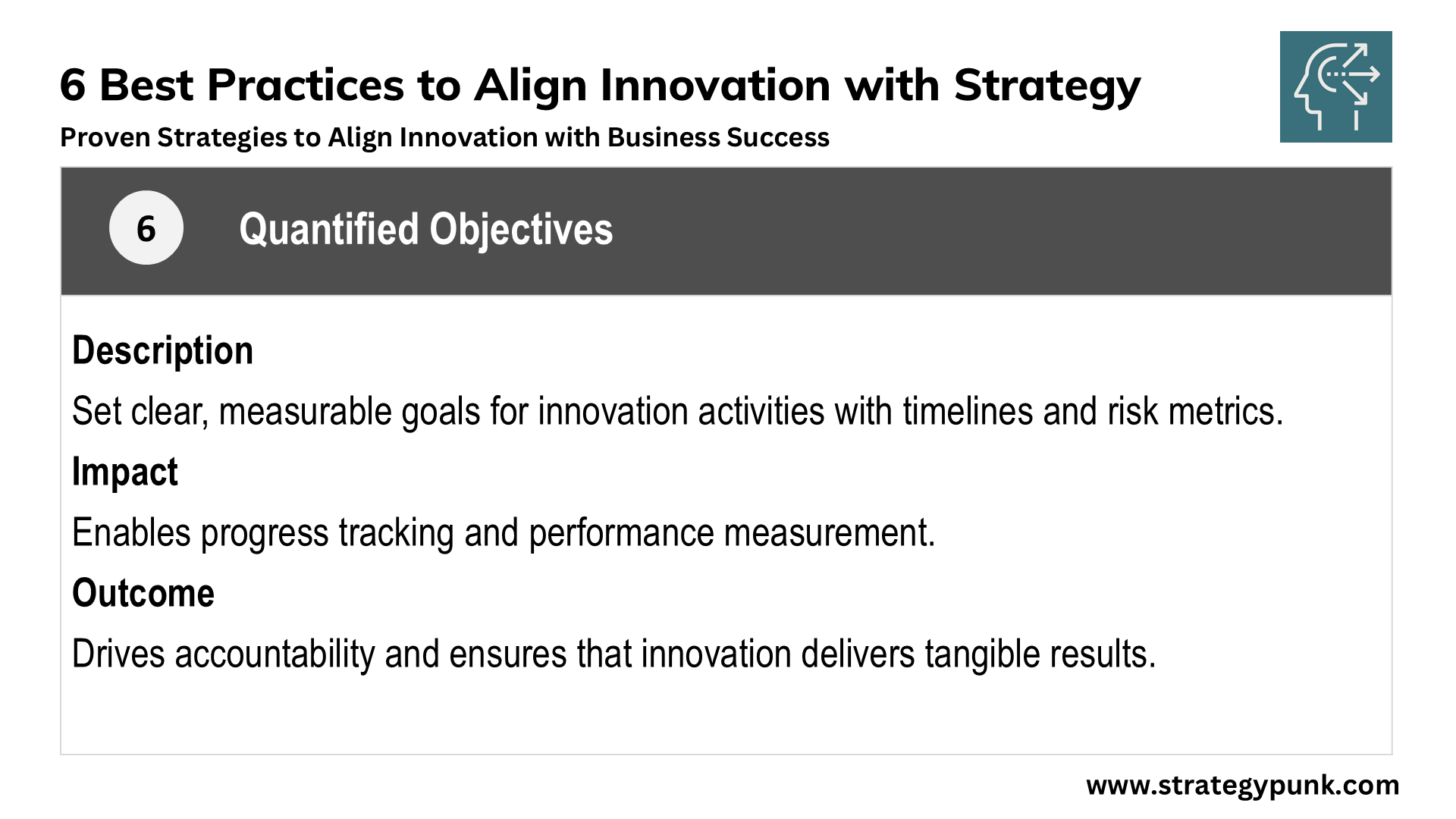6 Best Practices to Align Innovation with Strategy (by BCG)